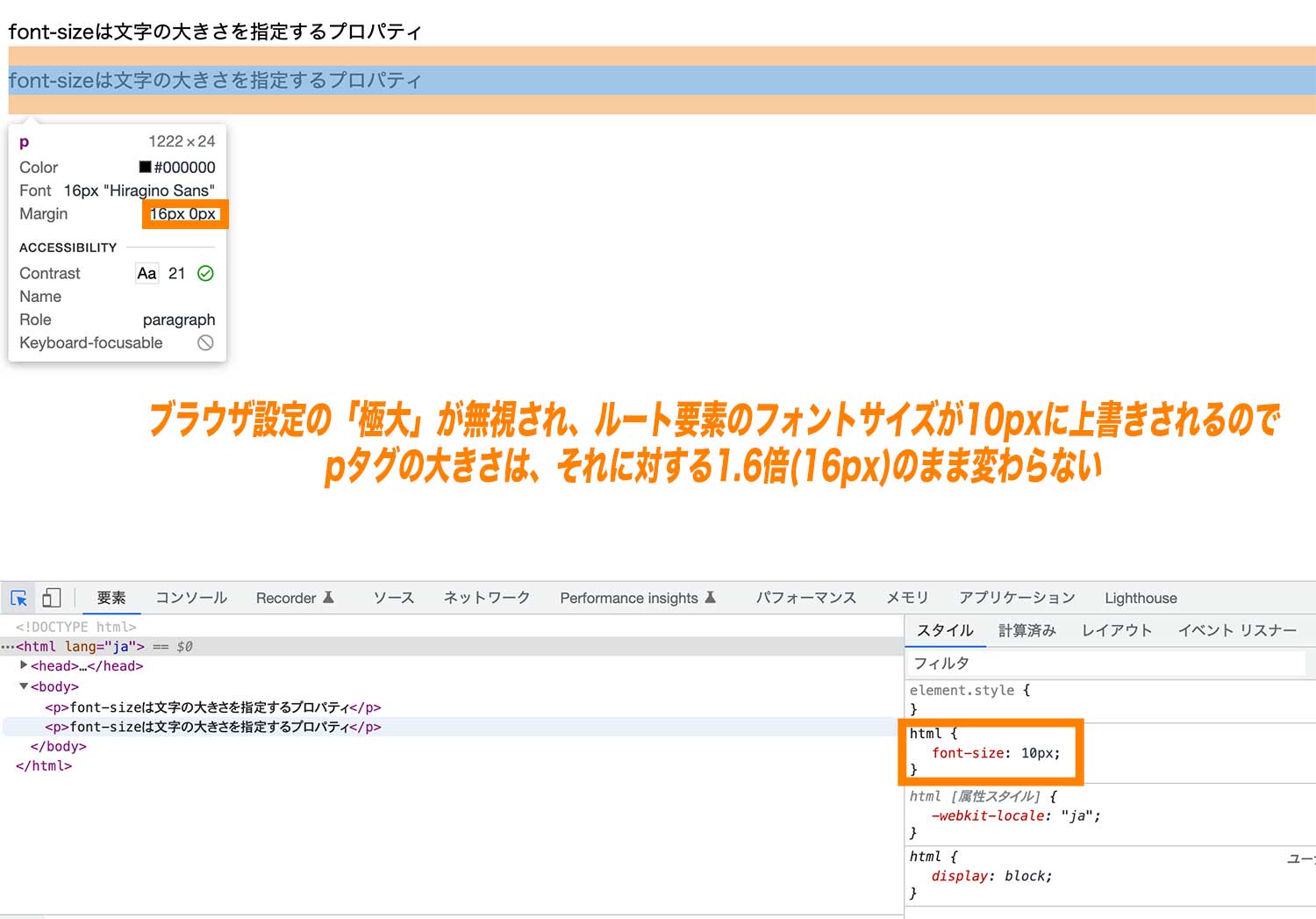 CSS Font size px Rem Em WEBST8 