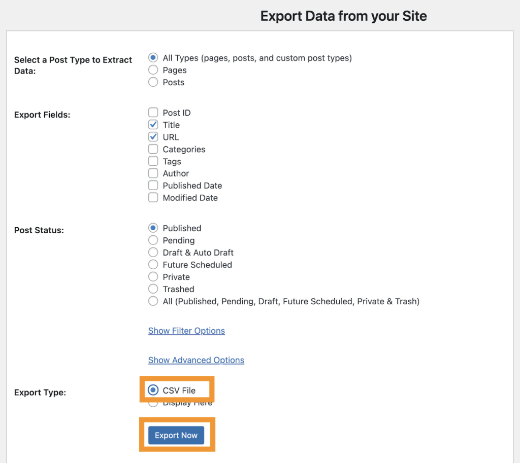 【Export All URLs】記事URL抽出方法・CSVエクスポート - 株式会社WEBST8のブログ